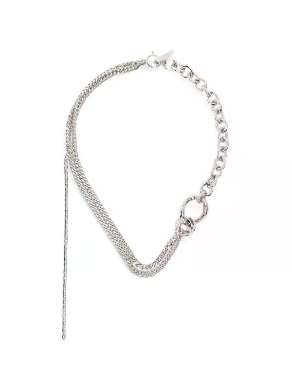 JUSTINE CLENQUET Aya Mixed-link Chain Necklace
