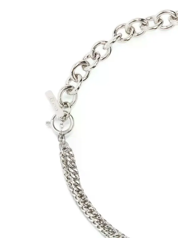 JUSTINE CLENQUET Aya Mixed-link Chain Necklace