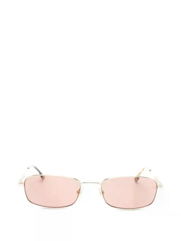 Victoria Beckham Rectangle-frame Sunglasses - Gold