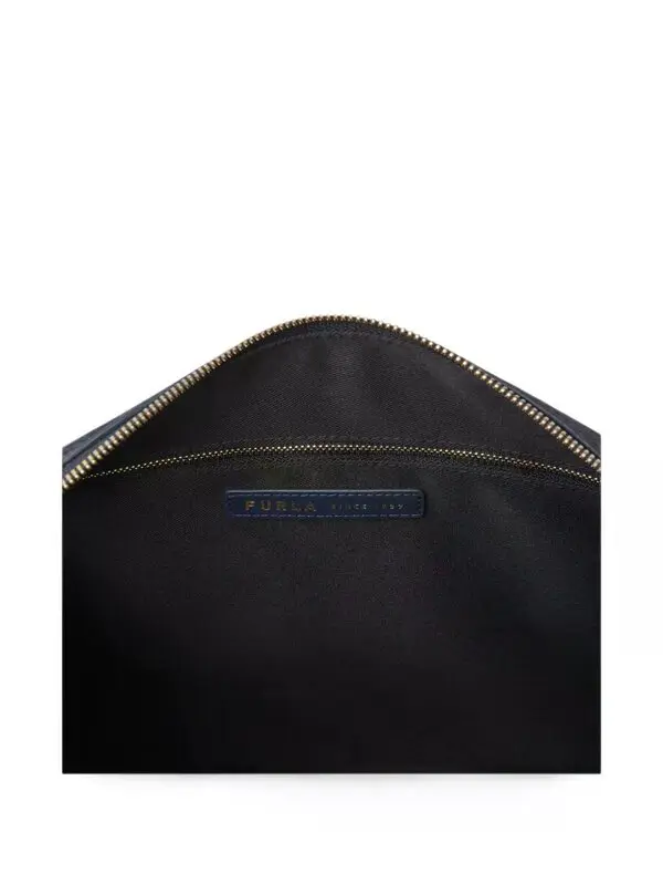 Furla Debby Buckle-strap Zip-top Leather Shoulder Bag
