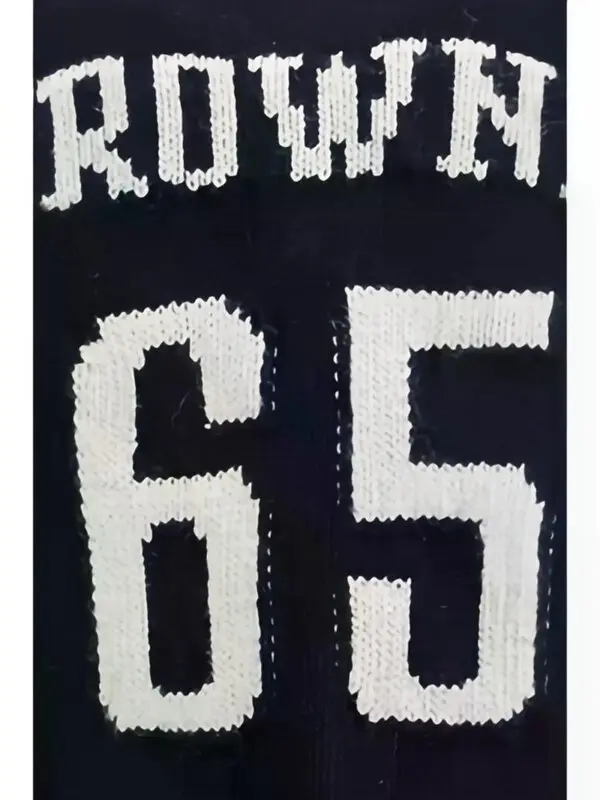 Thom Browne 65 Intarsia Cardigan Jacket In Irish Wool
