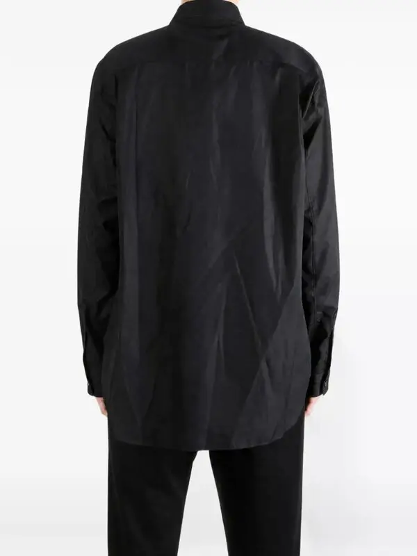 Comme Des Garçons Deconstructed Asymmetric Draped Shirt