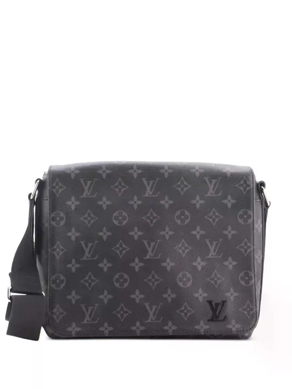 LOUIS VUITTON Monogram Eclipse Canvas Messenger Bag Pm