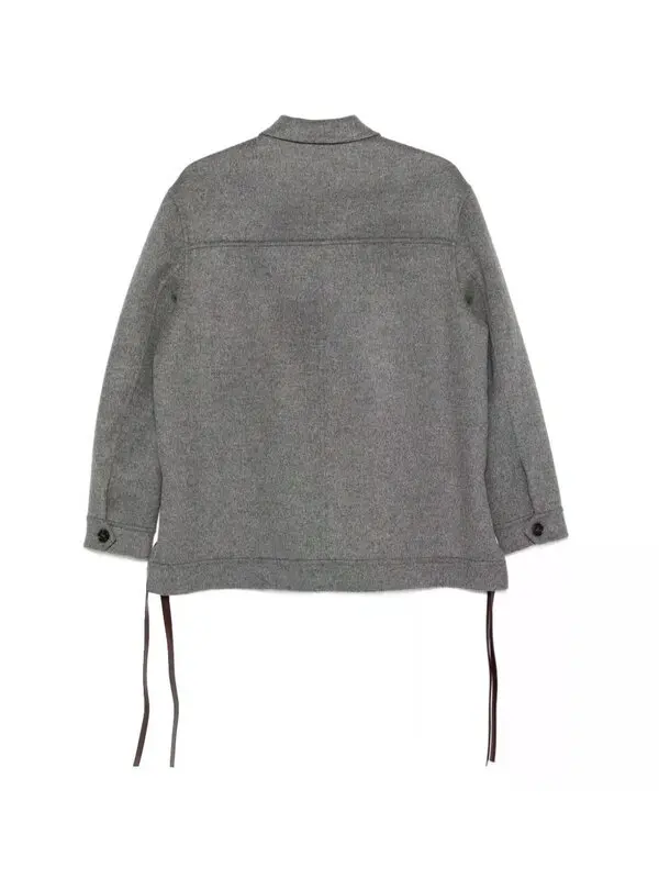 SEMICOUTURE Tie-detail Button-up Jacket