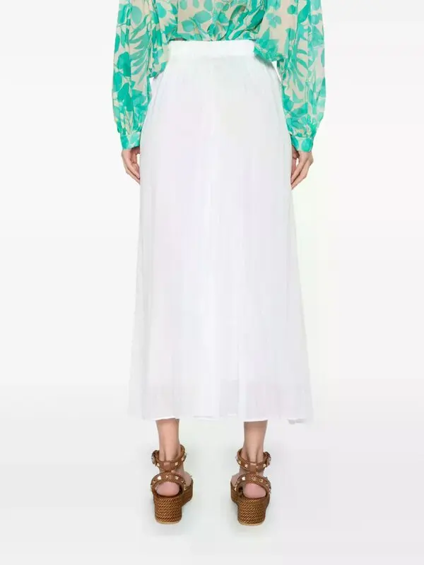 FORTE_FORTE Voile Maxi Skirt - White
