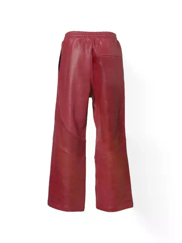 DOUBLET Leather Basketball Shoe Pocket Trousers