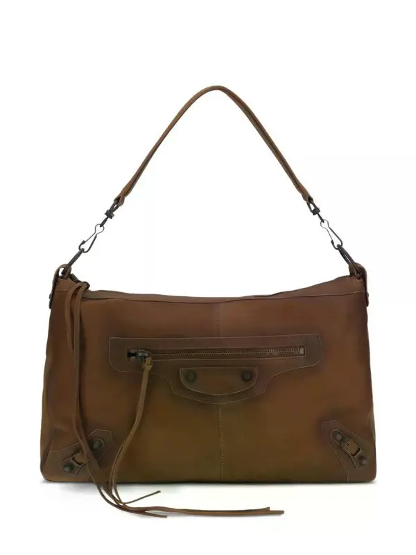 Balenciaga Medium Le City Shoulder Bag - Brown