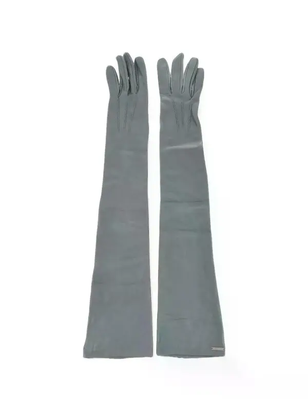 Dsquared2 Logo-plaque Gloves - Grey
