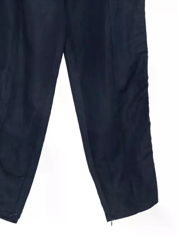 Versace 1980s Lace-trim Trousers