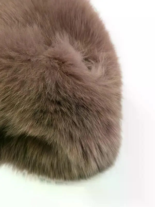 LISKA Fur Trim Ear Flap Hat