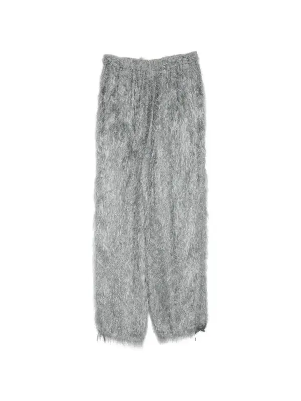 ALYSI Brushed-finish Straight-leg Trousers