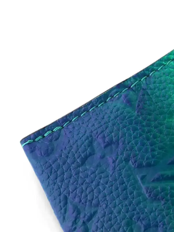 LOUIS VUITTON Trio Pouch Messenger Bag Illusion Monogram Taurillon Leather - Green