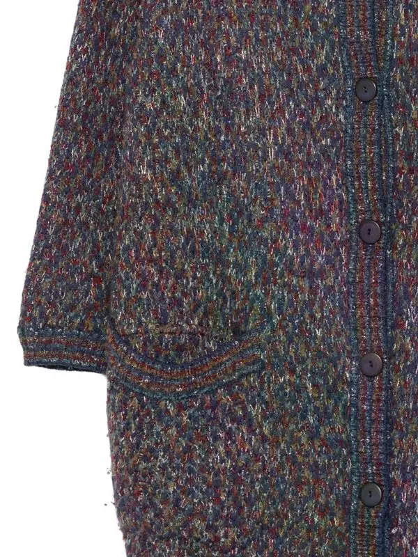 Missoni 1990s Button-up Collared Long Cardigan
