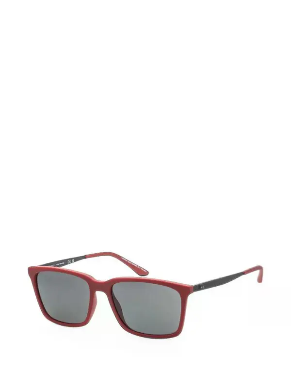 Armani Exchange Matte Square-frame Sunglasses