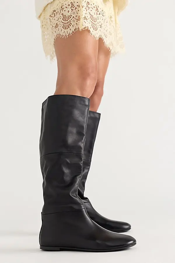 VAGABOND SHOEMAKERS Aleya Slouch Boots - Black