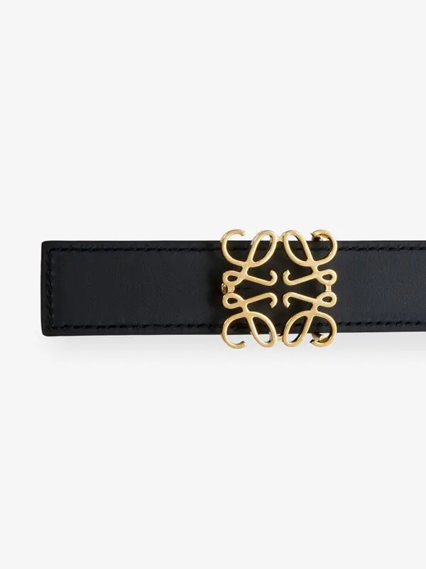 Loewe Reversible Belt In Soft Leather