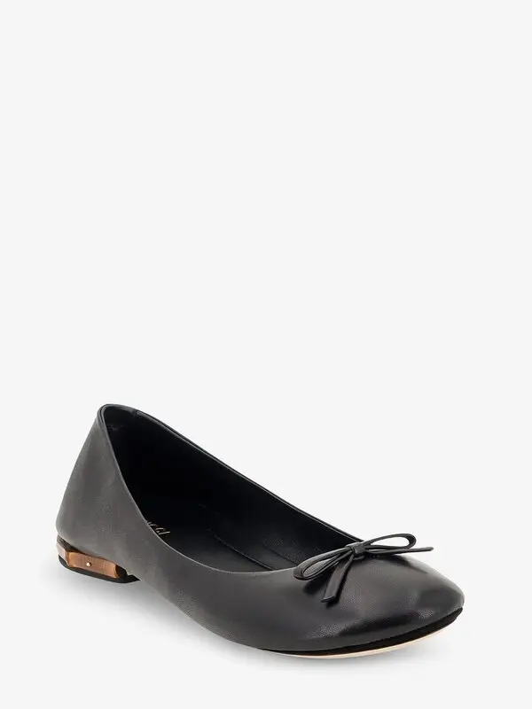 Gucci Leather And Bamboo Ballerinas