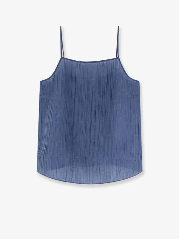 JOSEPH Titana Fluid Crinkle In Tencel Blend - Blue