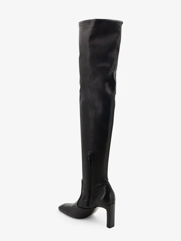 TOTEME Square Toe Leather Boots