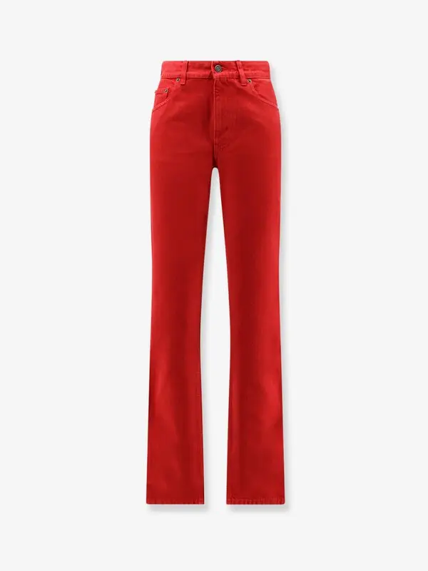 Chloé Cotton Trousers - Red