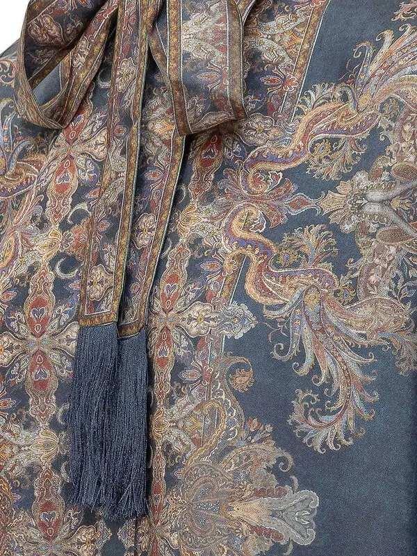 Zimmermann Valiant Relaxed Silk Printed Shirt