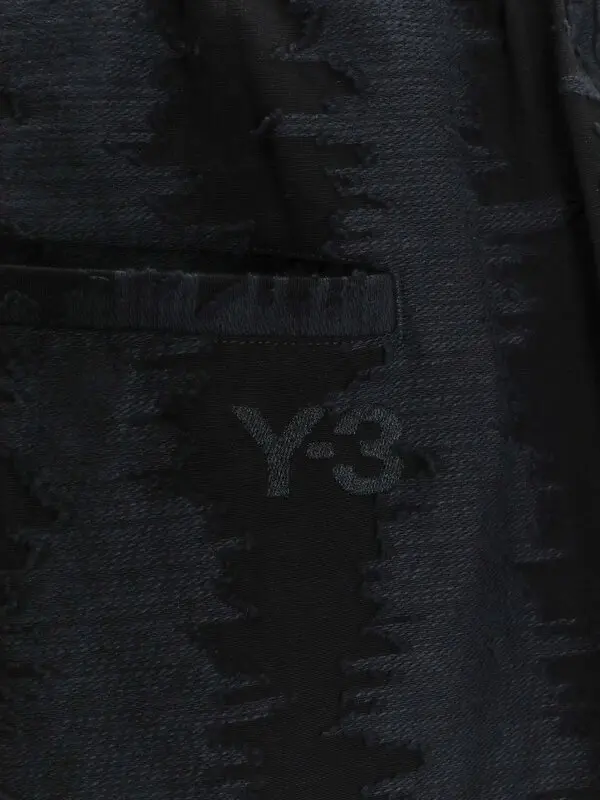 ADIDAS Y-3 Oversize Viscose, Cotton And Linen Trousers
