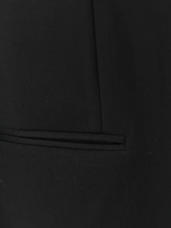 Giorgio Armani Soho Line Super 160s Virgin Wool Suit - Black