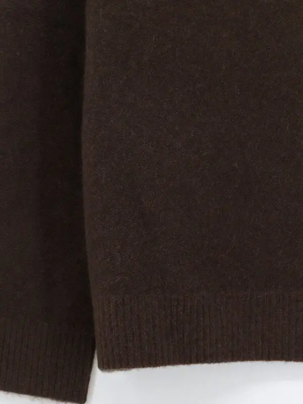 Vince Cashmere Ribbed Crewneck Sweater