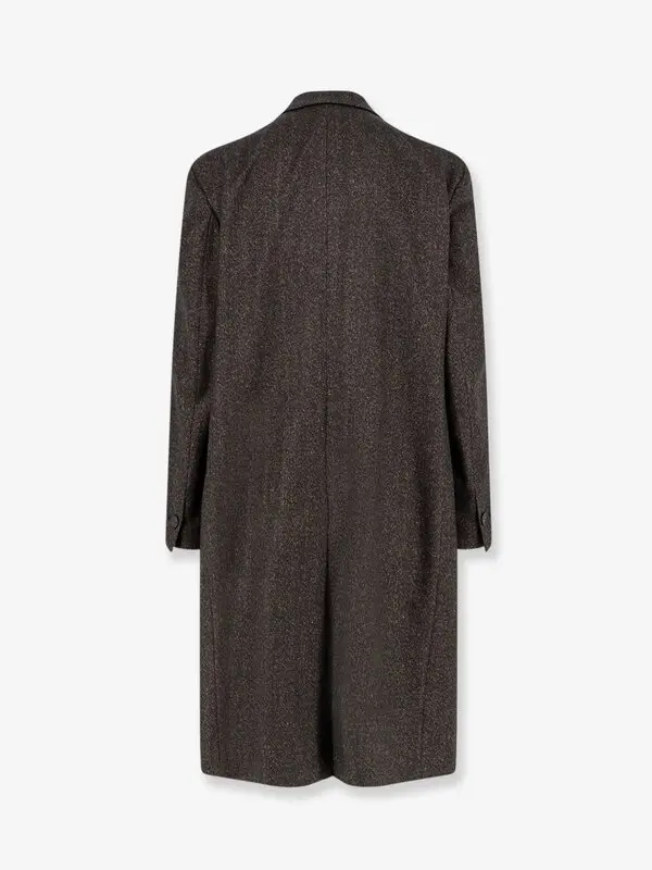 HEVO Martina Franca Wool Blend Coat - Black