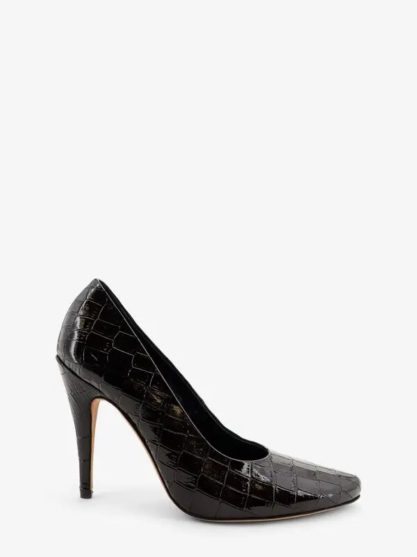 JUDE Jerry Leather Décolleté With Croc Effect