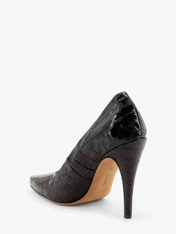 JUDE Jerry Leather Décolleté With Croc Effect