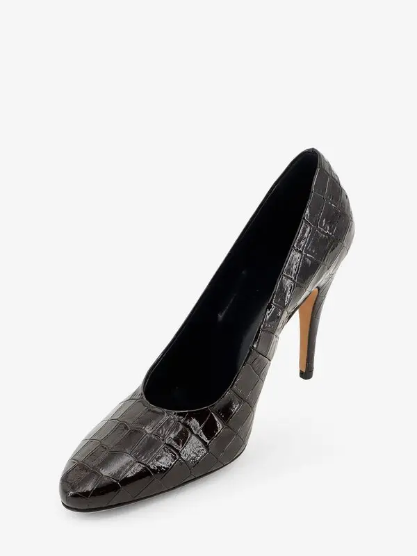 JUDE Jerry Leather Décolleté With Croc Effect