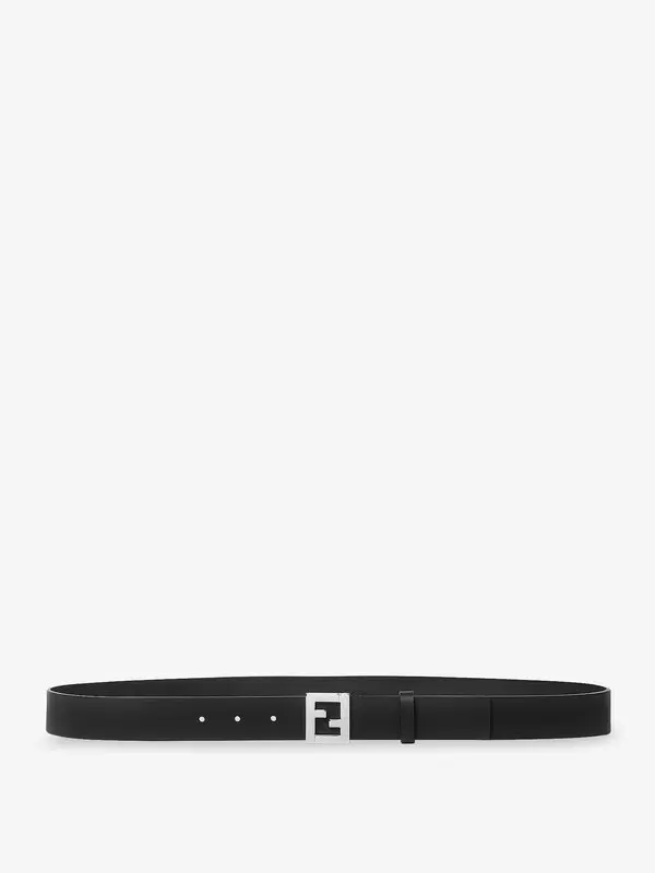 Fendi Leather Belt With Ff Logo