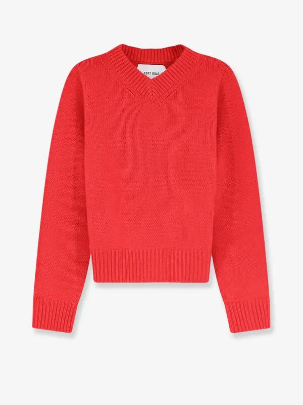 Soft Goat Cashmere V-neck Sweater