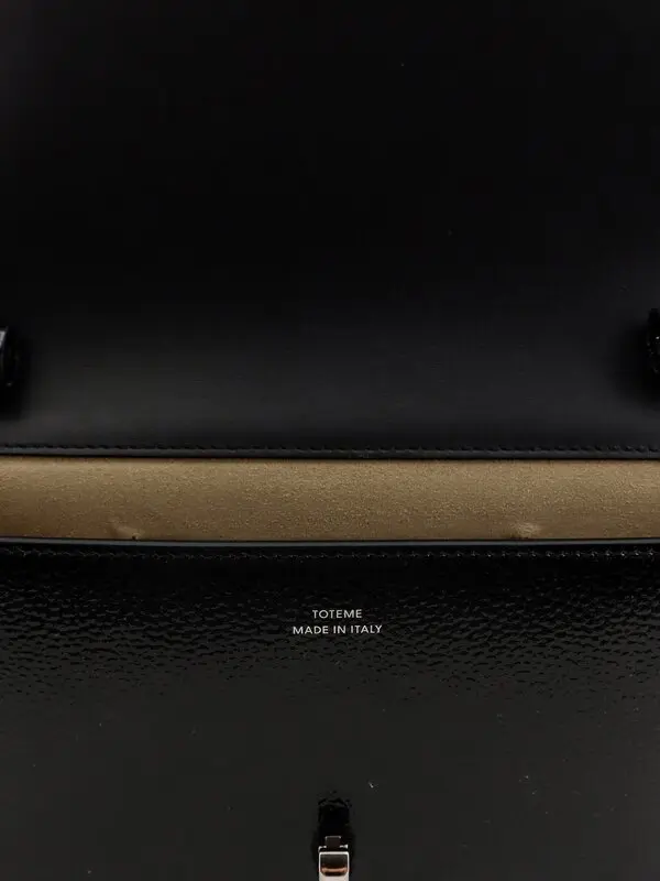 TOTEME Patent T-lock Crossbody Bag