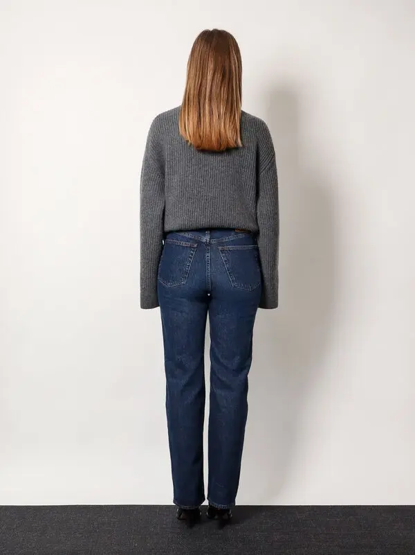TOTEME Straight Leg Denim Jeans