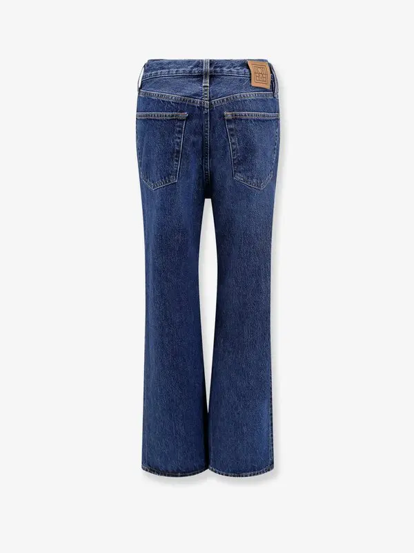 TOTEME Straight Leg Denim Jeans