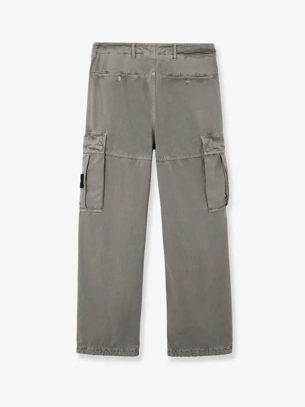 Stone Island Cotton Blend Cargo Pants
