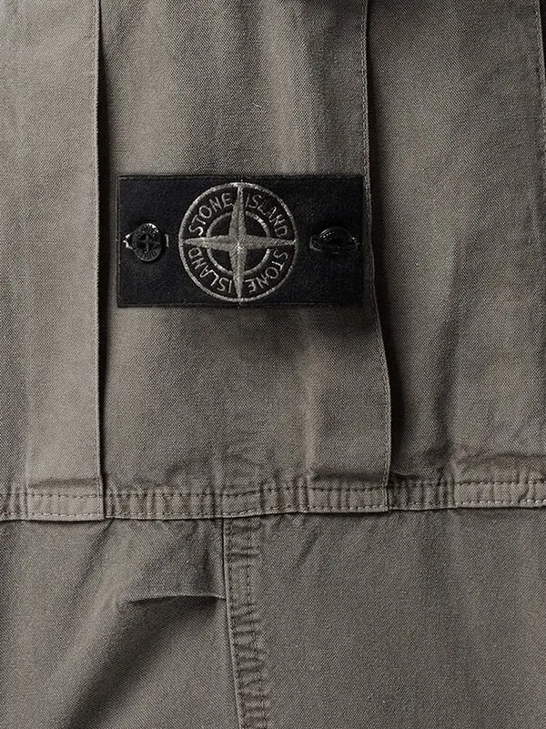 Stone Island Cotton Blend Cargo Pants