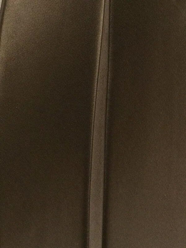 Vince Pleated Satin Skirt