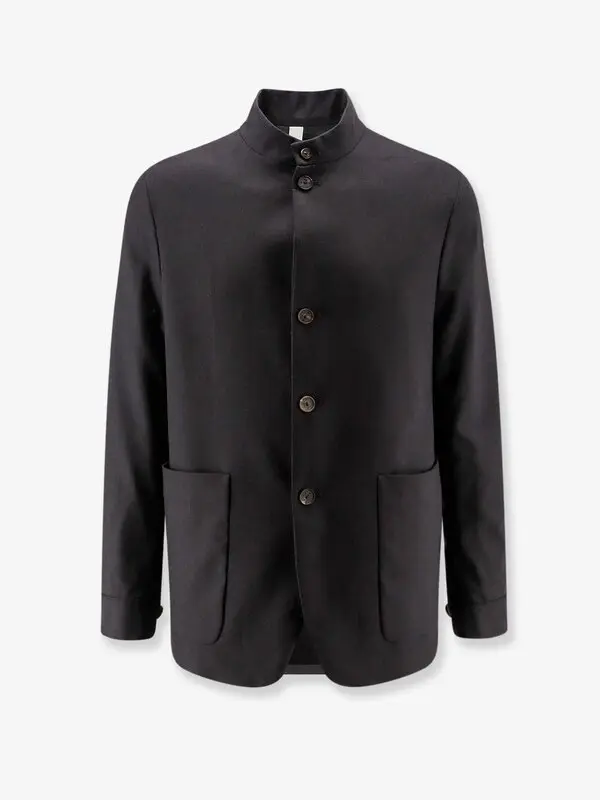 HEVO Casalvecchio Wool Blend Jacket - Brown
