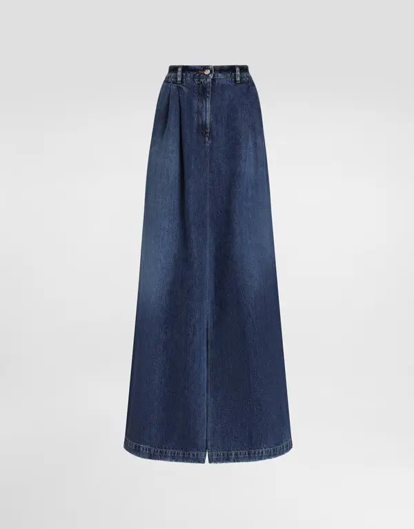 Dolce & Gabbana Long Denim Skirt