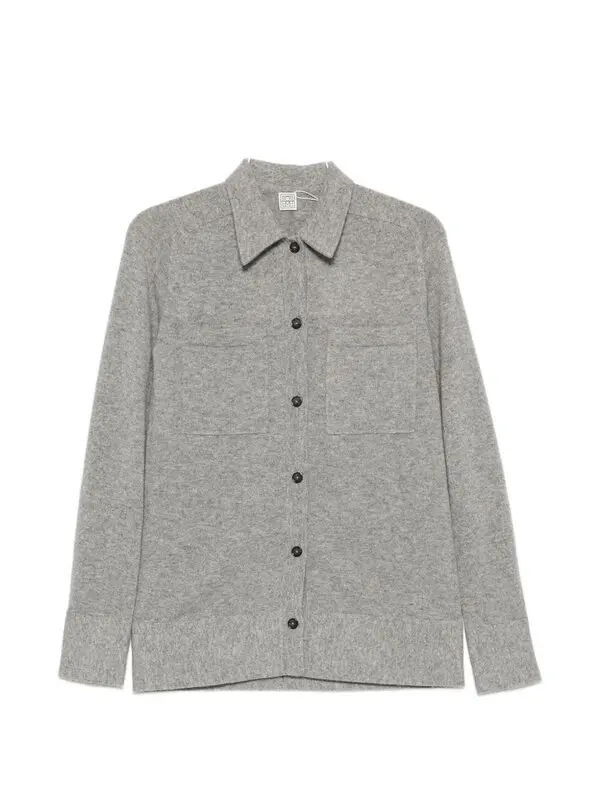 TOTEME Cashmere Shirt - Grey