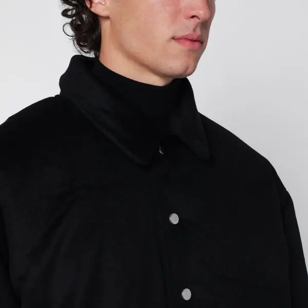 Soft Goat Wool And Cashmere Down Jacket