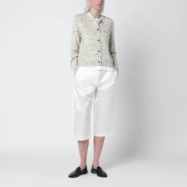 CORDERA Mélange Merino Wool Cardigan
