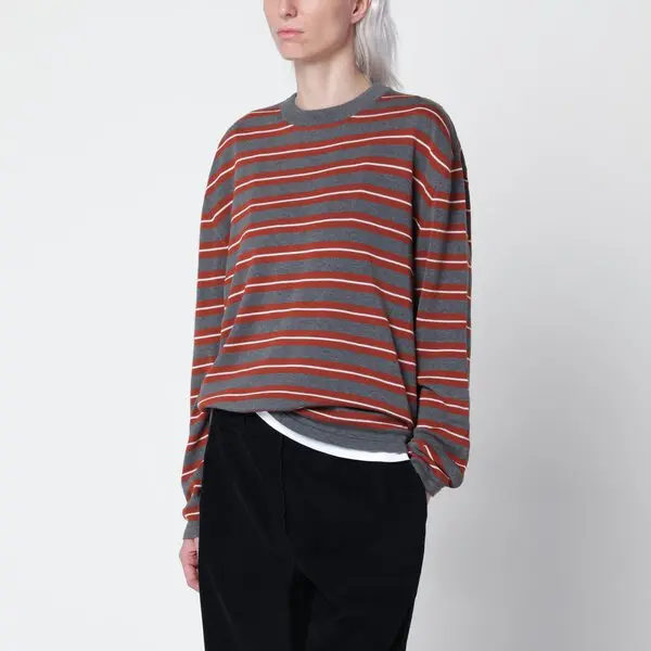 CORDERA Oversized Striped Organic Cotton Sweater - Multicolor