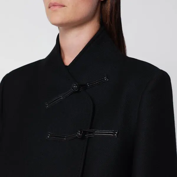 RÓHE Virgin Wool Coat With Pankou Fastening