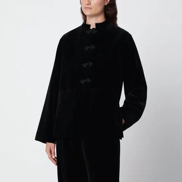RÓHE Velvet Pankou Fastening Jacket