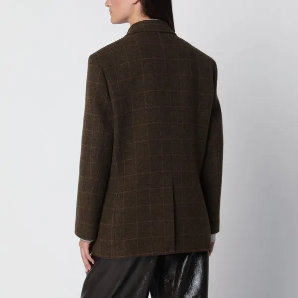 RÓHE Checked Wool Oversized Blazer