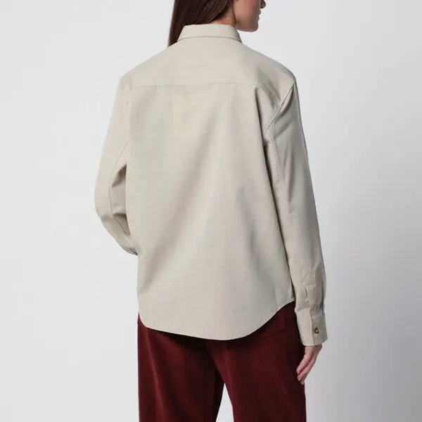 RÓHE Butter-coloured Wool And Silk Shirt